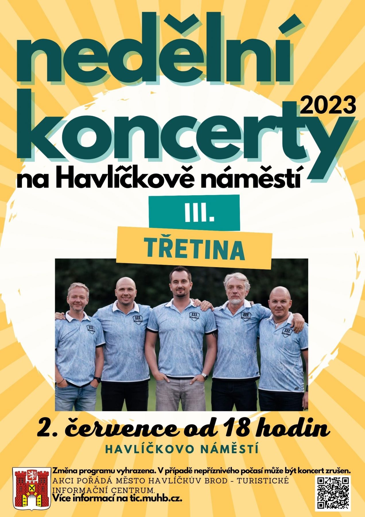 Nedělní koncerty 2023: TIC Havlíčkův Brod