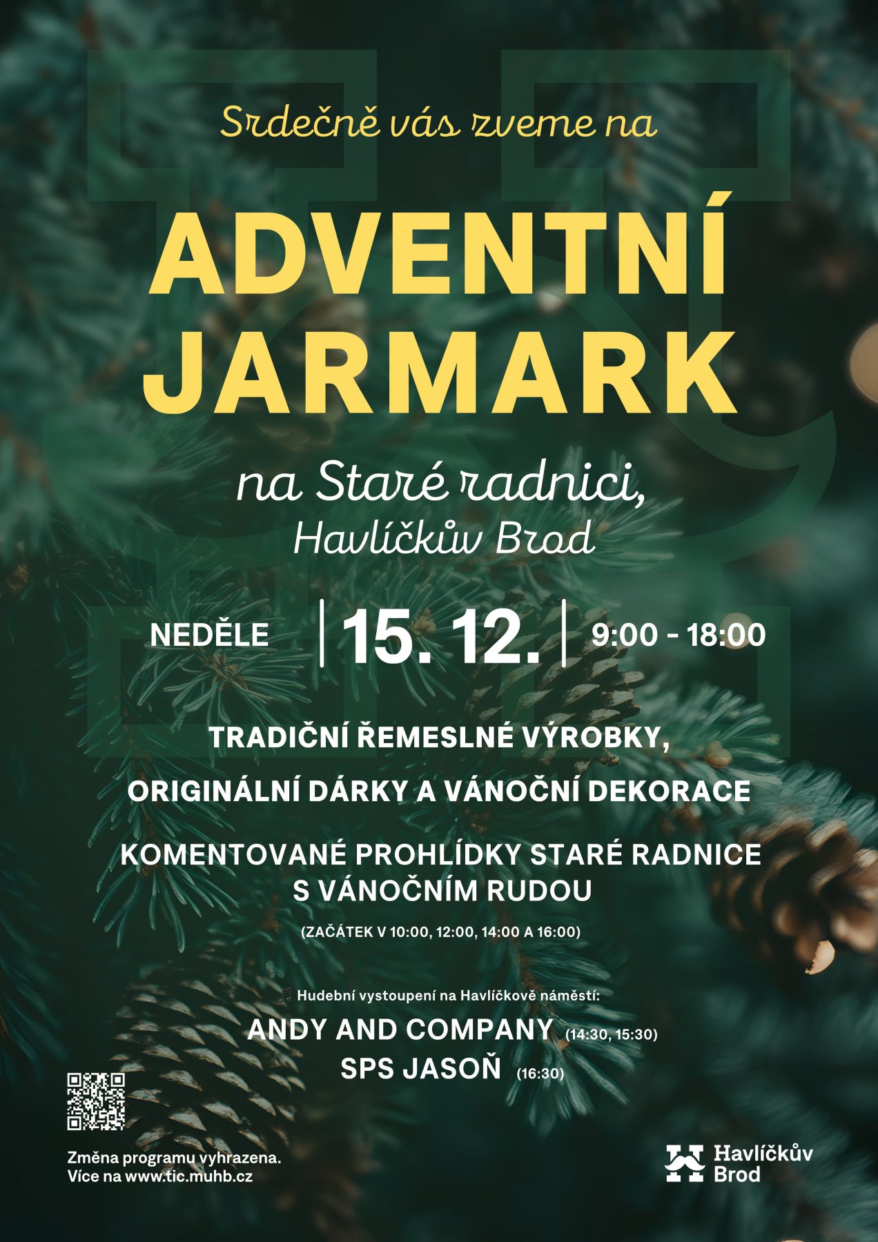 Adventní jarmark na Staré radnici: TIC Havlíčkův Brod